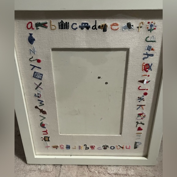 Accents | Embroidered Alphabet Picture Frame | Poshmark